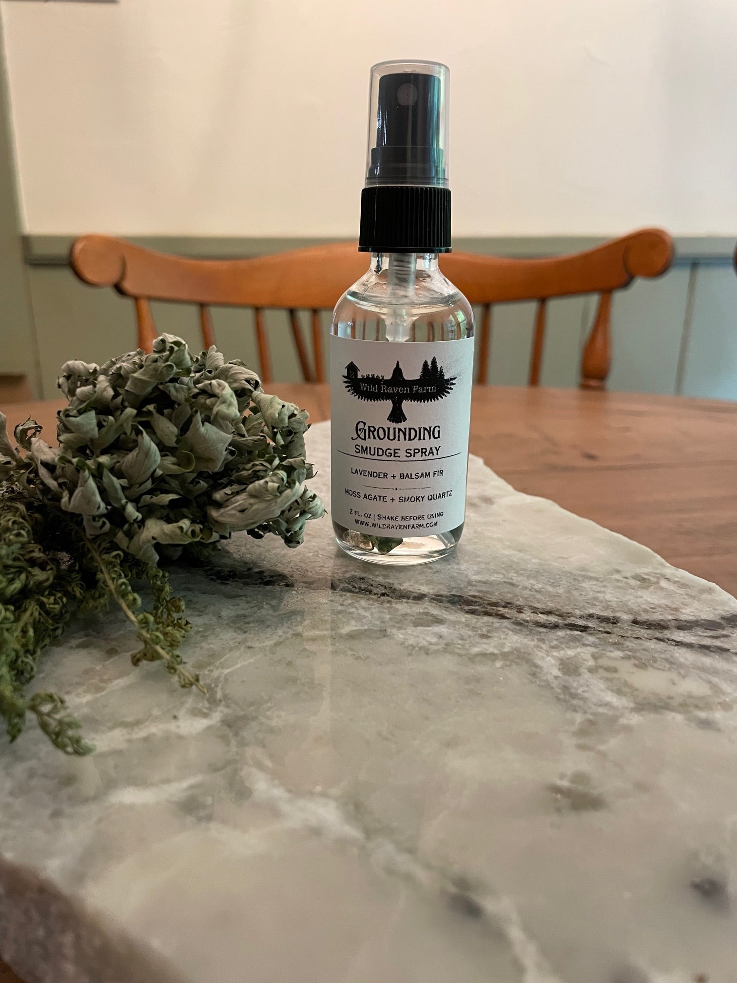 Smudge Spray - Grounding – Wild Raven Farm