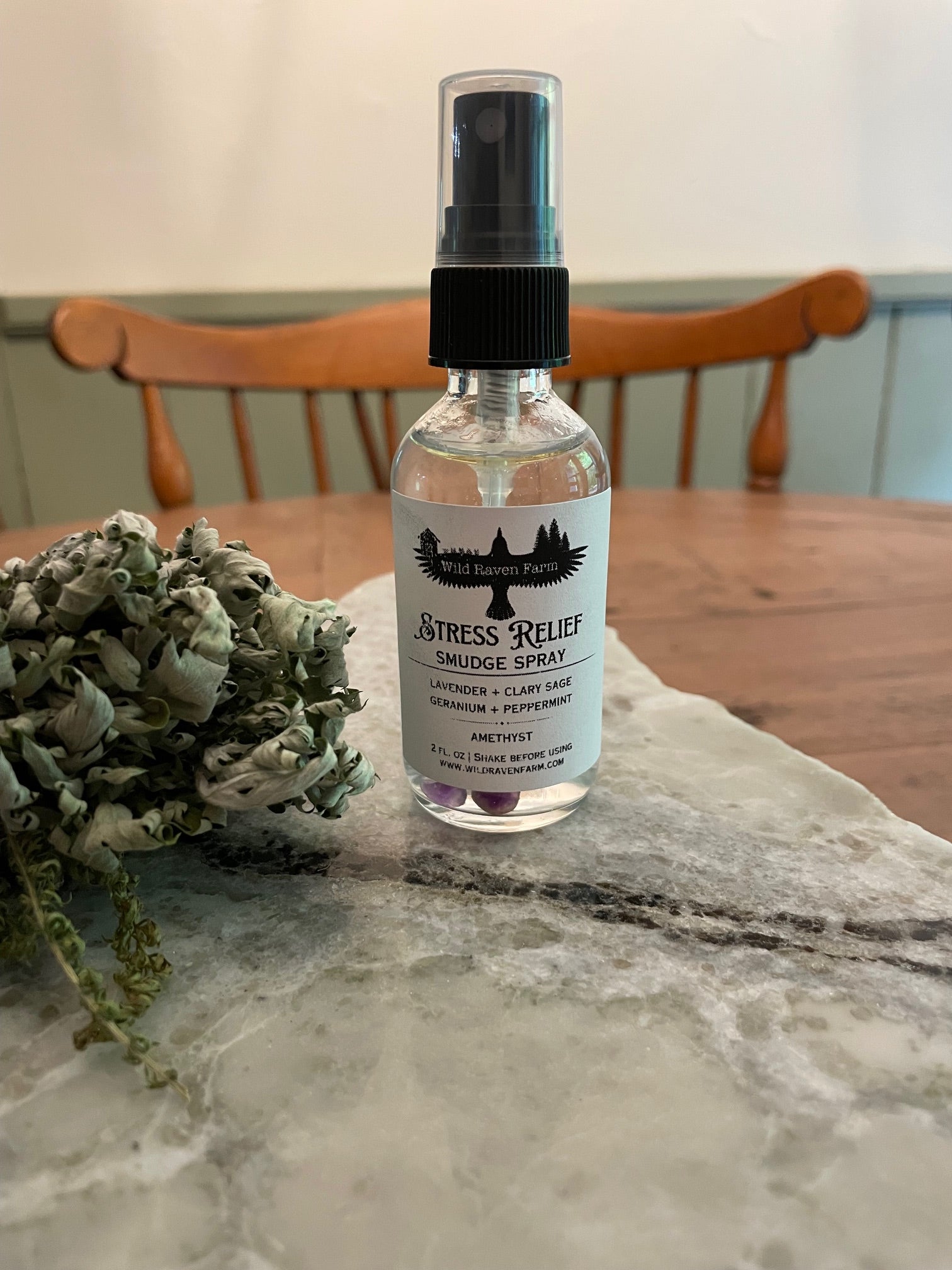 Smudge Spray - Stress Relief – Wild Raven Farm